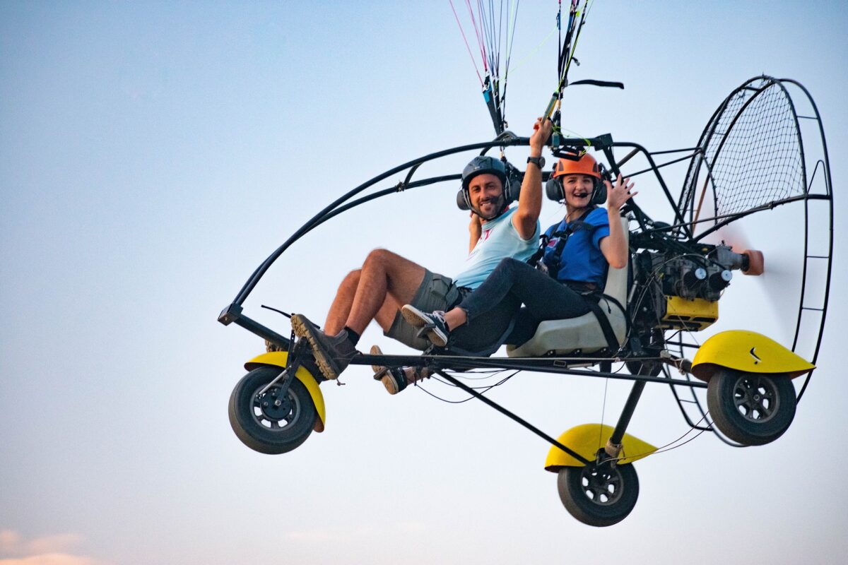 Paramotor Desert Adventure Dubai | Fly Over Love Lake