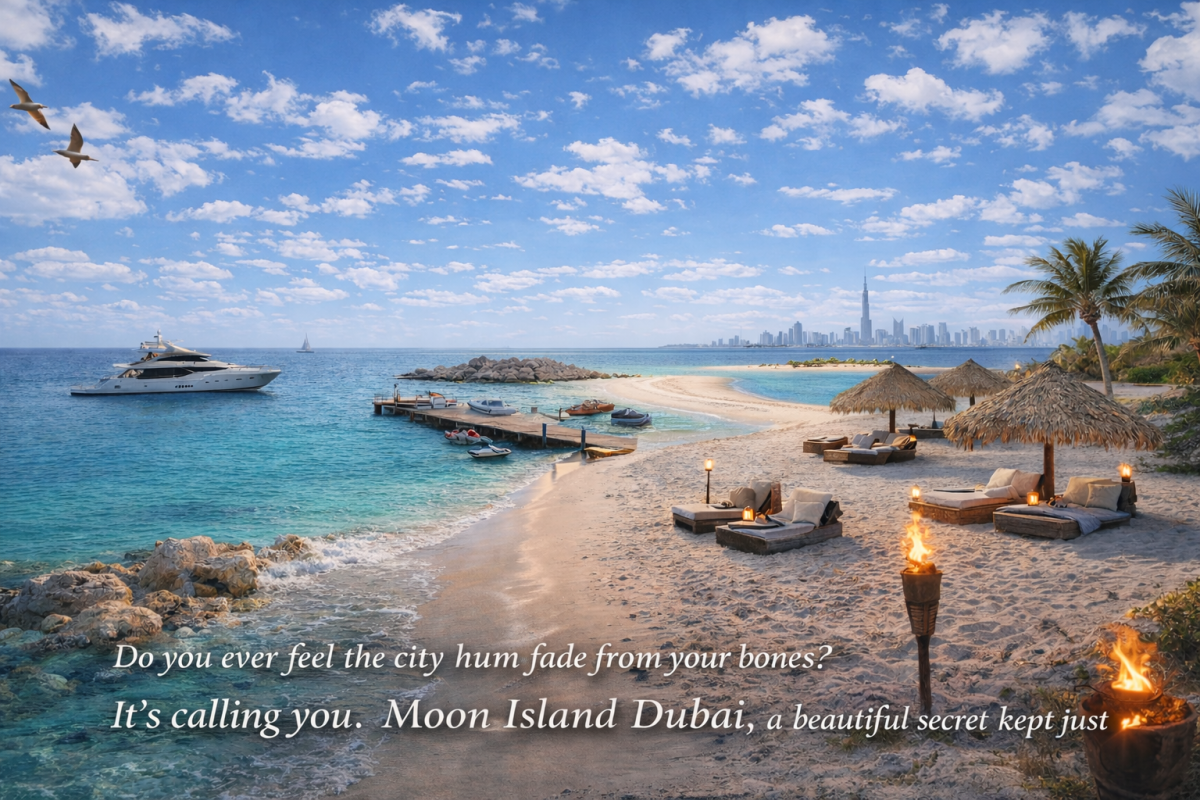 Moon Island Dubai: un rifugio segreto da Dubai