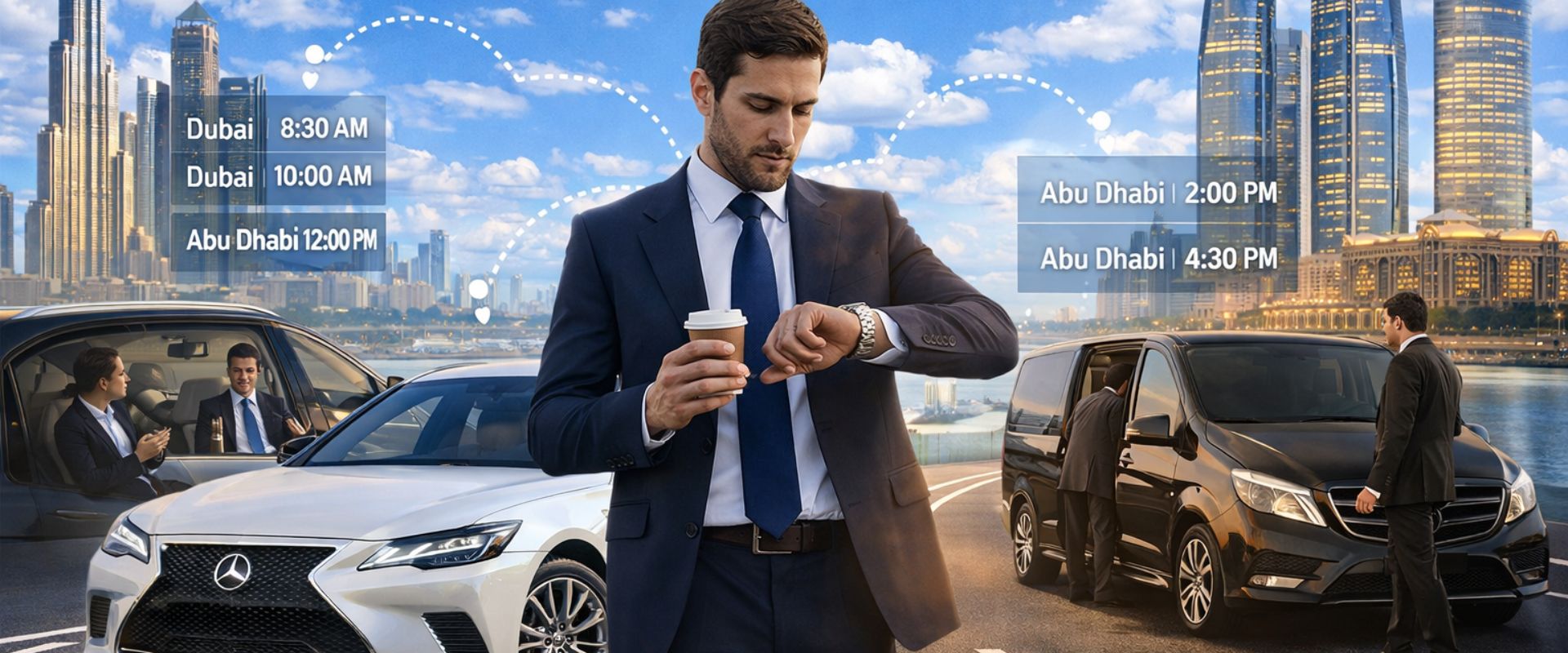 Dubai Abu Dhabi Chauffeur Service for Smooth Journeys